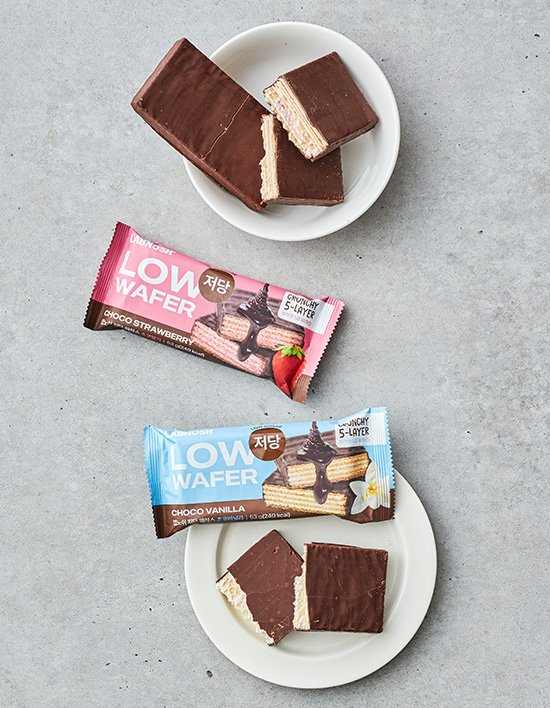 [랩노쉬] 저당 웨하스 53g 2종 (택2) - 마켓컬리